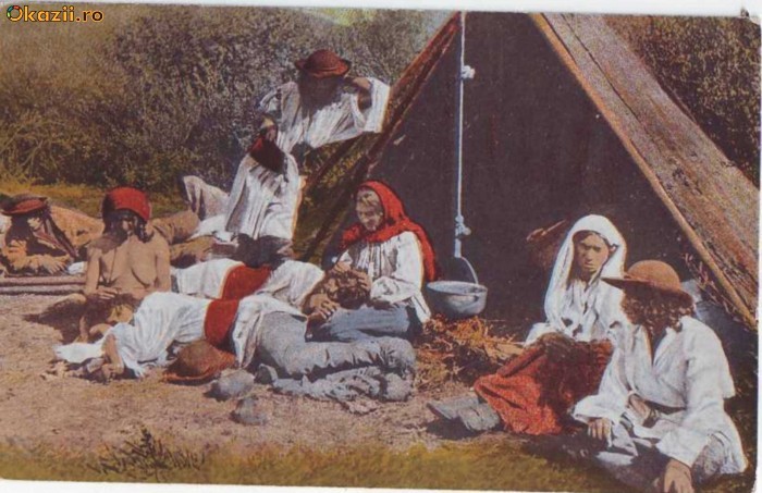 Carti Postale Romania 1904-1918 - 453 - Satra de TIGANI - SALUTARI DIN ...